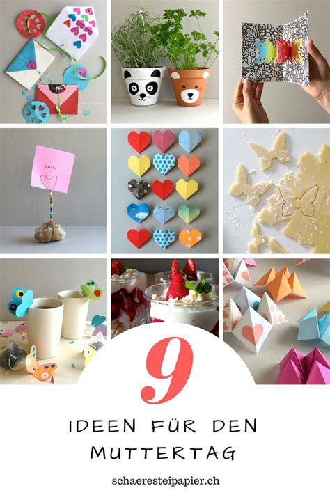 schaeresteipapier 9 Ideen für den Muttertag Basteln und Backen
