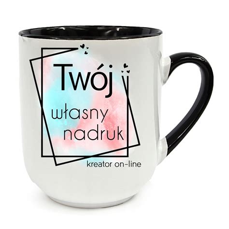 Foto Kubek Z Twoim W Asnym Dowolnym Nadrukiem Zdj Ciem Napisem Logo
