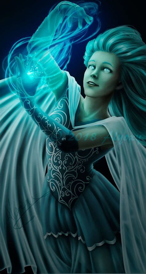 Magical Lady Digital Painting Magic Magical Female Woman Witch