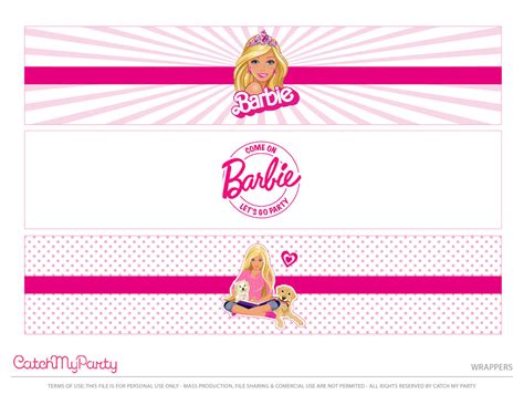 FREE BARBIE Let S Go Party Printables Catch My Party