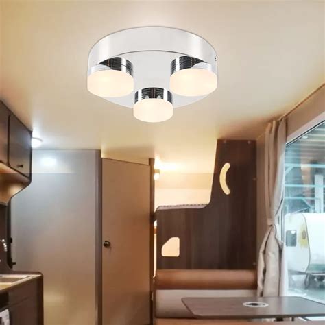 Buy Facon LED Ceiling Dome Light Fixture Decorative Flush Lamp 3 LED