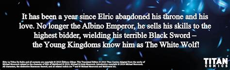 Michael Moorcock S Elric Vol 3 The White Wolf Blondel Julien Cano