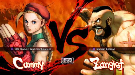 Ultra Street Fighter IV Cammy Vs Zangief YouTube