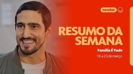 Resumo de Família é Tudo veja os capítulos de 18 a 23 de março