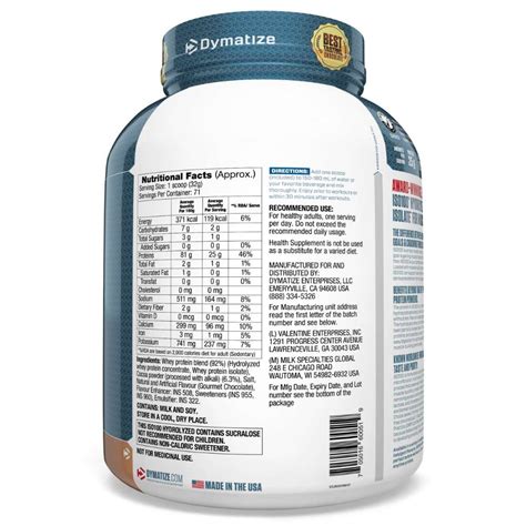 Dymatize Iso Hydrolyzed Whey Protein Isolate Nutrabay