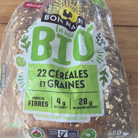 Bon matin La mie Bio 22 céréales et grains Reviews abillion