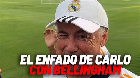 Ancelotti y su enfado con Bellingham Vinicius lo llamó I MARCA