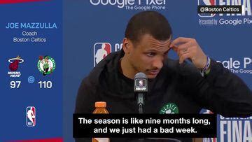 Mazzulla Talks Celtics Mentality After Game 5 Win AS USA