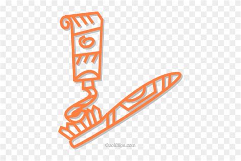 Toothpaste With A Toothbrush Royalty Free Vector Clip Clip Art Free