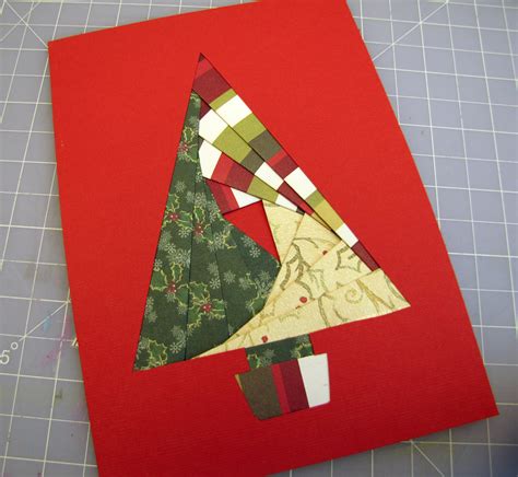 Iris Paper Folded Christmas Tree Handmade Card Iris Folding Templates