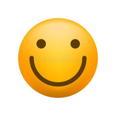Cute High Quality Emoticons On White Background Isolated Vector