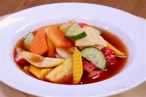 Seger Banget Bikin Melek Ini Resep Membuat Asinan Buah Campur Cocok