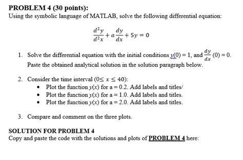 solved problem 4 30 points using the symbolic language of