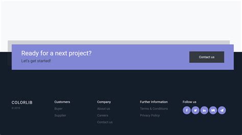 Bootstrap Footers