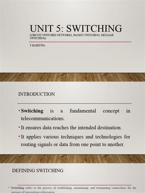 switching techniques pdf packet switching computer network