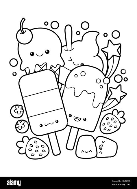 Colorear Comida Kawaii Fotograf As E Im Genes De Alta Resoluci N Alamy