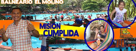 Mision Cumplida así luce el Balneario el Molino Alcaldia Municipal