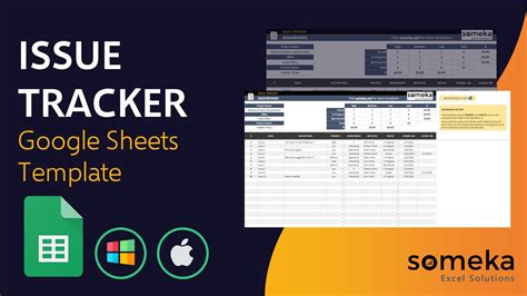 Issue Tracker Google Sheets Template Teams Issue Tracker