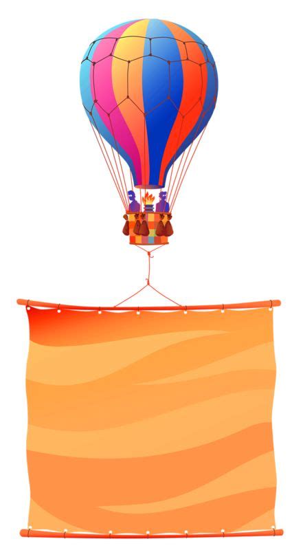Hot Air Balloon Clipart Frames Clip Art Library