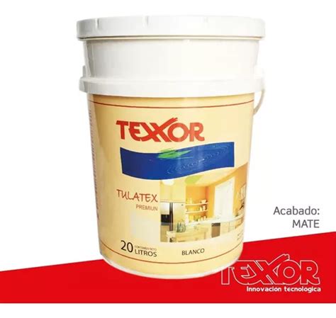 Latex Interior Mate Antihongos Blanco 20lts Texxor