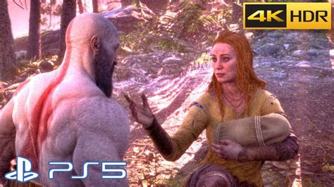 Kratos Meets His Wife Faye Baby Atreus All Scenes God Of War