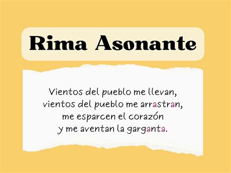 Rima Asonante Qué es Definición y Ejemplos Enciclopedia Significados