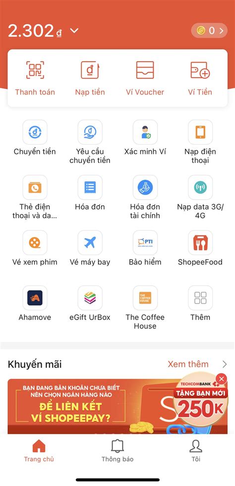 H Ng D N R T Ti N Chuy N Ti N T V Shopee Pay V Th Ng N H Ng Tr C