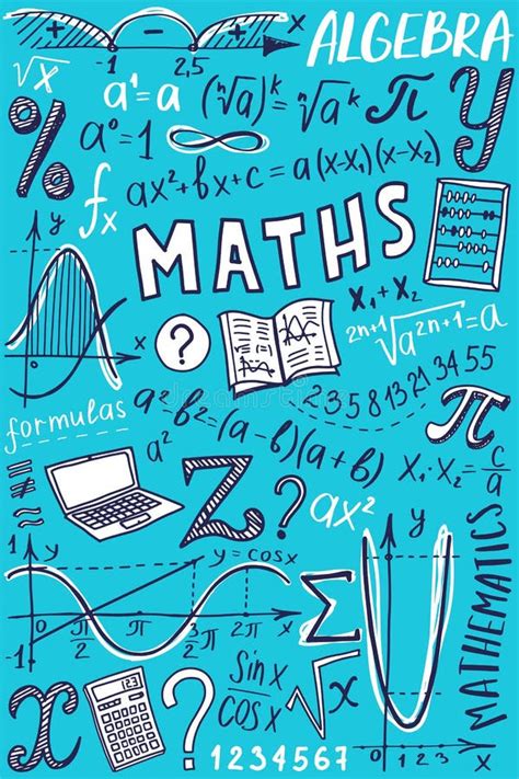 Conjunto De Cones Dos S Mbolos Matem Ticos Desenho De Lgebra Ou