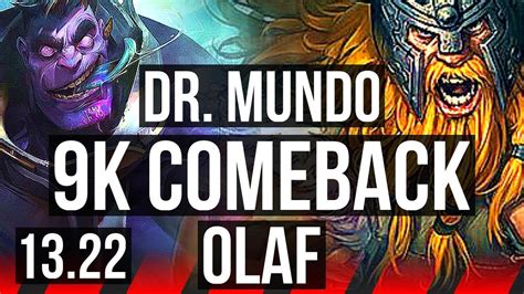 DR MUNDO Vs OLAF TOP Comeback BR Master 13 22 YouTube