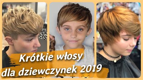 Top Najlepszy Fryzury Na Kr Tkie W Osy Dla Dziewczynek Youtube