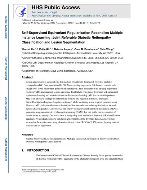 pdf self supervised equivariant regularization reconciles multiple instance learning joint