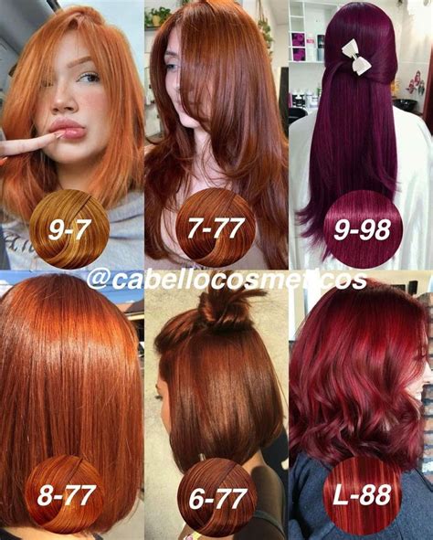 CabelloCosmeticos on Instagram MIRA LOS COBRIZOS Y ROJOS MÁS BELLOS