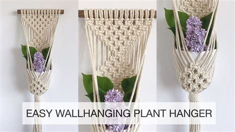 Home Decor Macrame Plant Hanger Macrame Wall Plant Hanger Macrame Wall