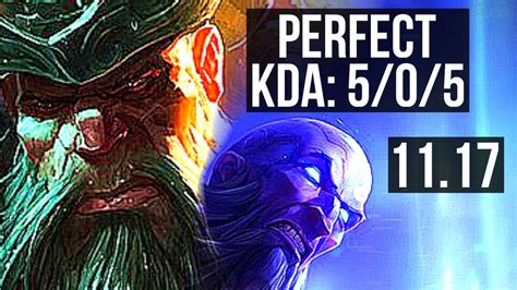 GANGPLANK Vs RYZE TOP 5 0 5 67 Winrate KR Diamond V11 17