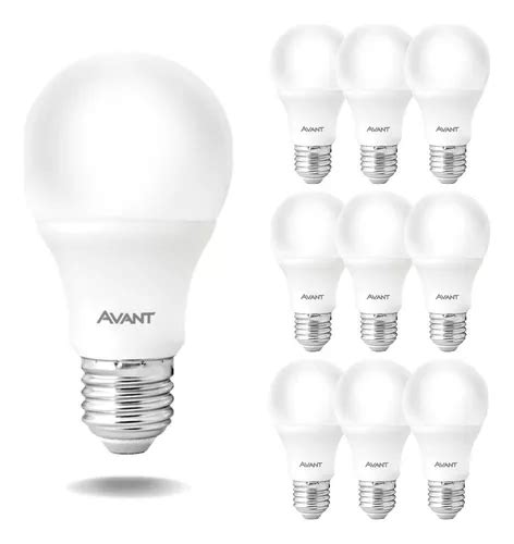 Kit L Mpadas Led Bulbo Pera Bivolt W Avant Parcelamento Sem Juros