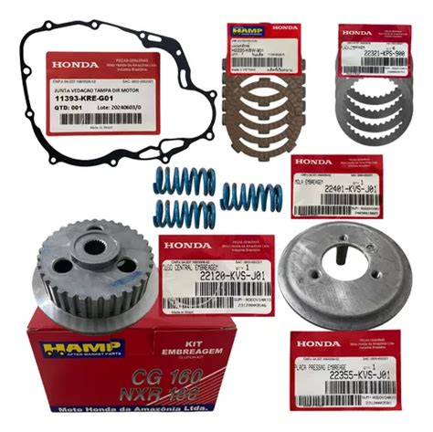 Kit Embreagem Molas E Junta Cg 160 Hamp Original Honda Frete grátis