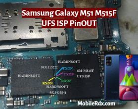 Samsung Galaxy A A M Isp Emmc Pinout Test Point