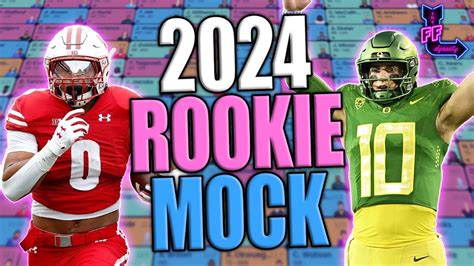 2 ROUNDS W LANDING SPOTS 2024 Dynasty Rookie Mock Draft Dynasty