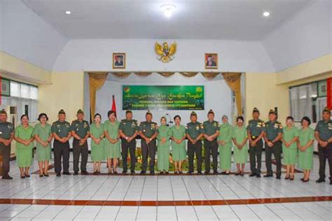 Danrem Brigjen TNI Wakhyono Pimpin Korp Raport Kenaikan Pangkat Perwira