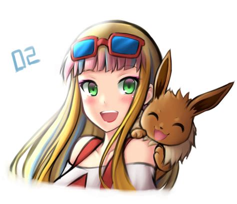 Eevee And Risa Pokemon And 2 More Drawn By Pinguinkotak Danbooru