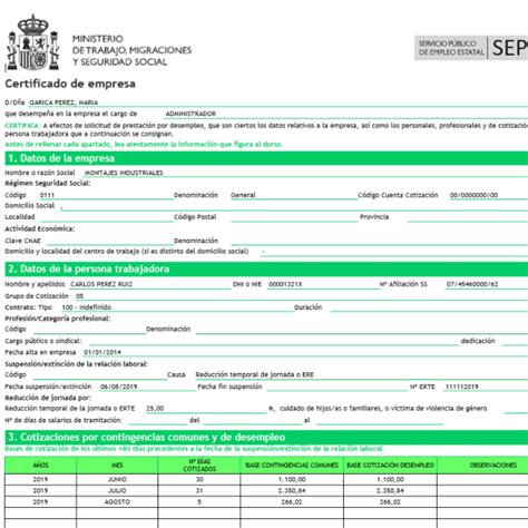 Solicitar Certificado De Prestaciones Sepe Image To U