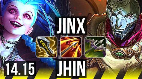 JINX Thresh Vs JHIN Nami ADC 1300 Games Legendary 47k DMG