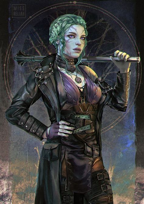 ArtStation Daya DnD Commission Reliah A Szade Female Fighter