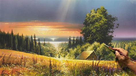 Illumination Acrylic Painting Artist Viktor Yushkevich Youtube