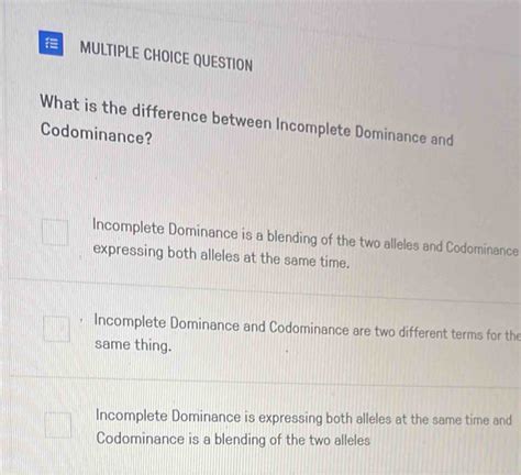 Solved MULTIPLE CHOICE QUESTION What Is The Difference Between