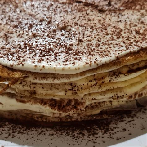 Gâteau de Crêpes Tiramisu Recette du blog de Tatagateau