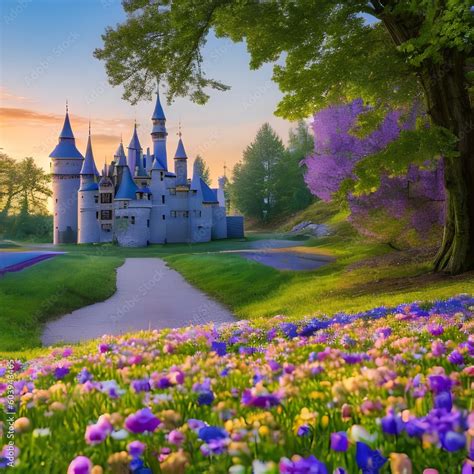 515 Enchanted Fairy Tale Castle A Magical And Enchanting Background