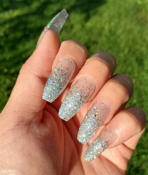 Sparkle Ombre Acrylic Nails Ubicaciondepersonas Cdmx Gob Mx