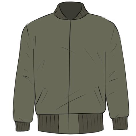 How To Draw A Jacket Really Easy Drawing Tutorial Drawing Tutorial