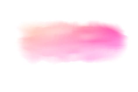 Pinceladas De Aquarela Realista Rosa Em Fundo Isolado Transparente